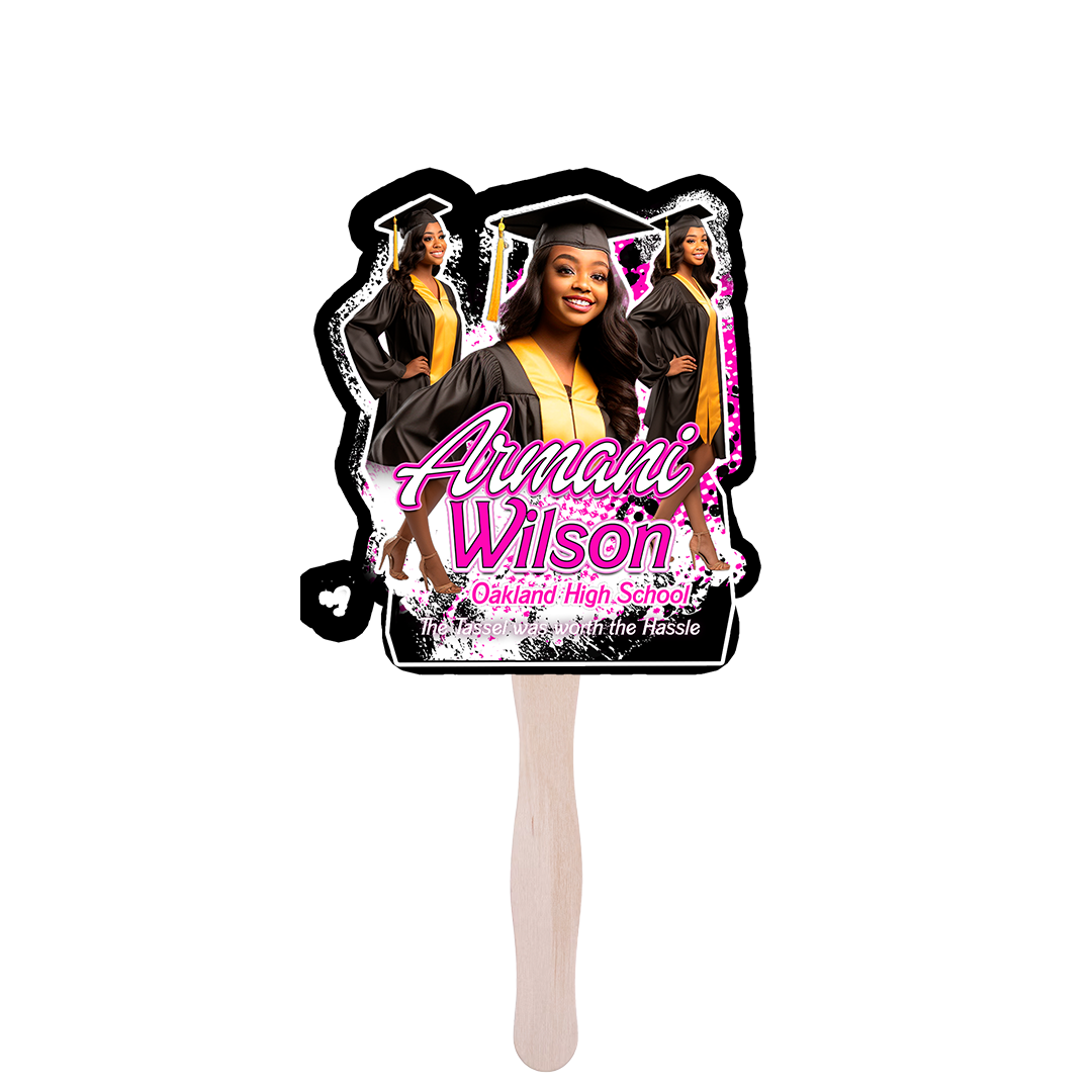 Graduation Fans – LadyFace Printing